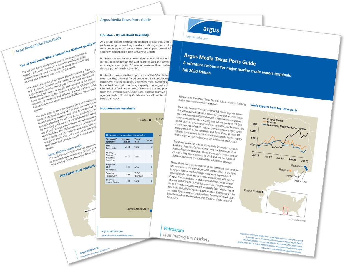 Texas Ports Guide | Argus Media