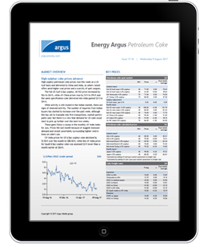 Energy Argus Petroleum Coke | Argus Media