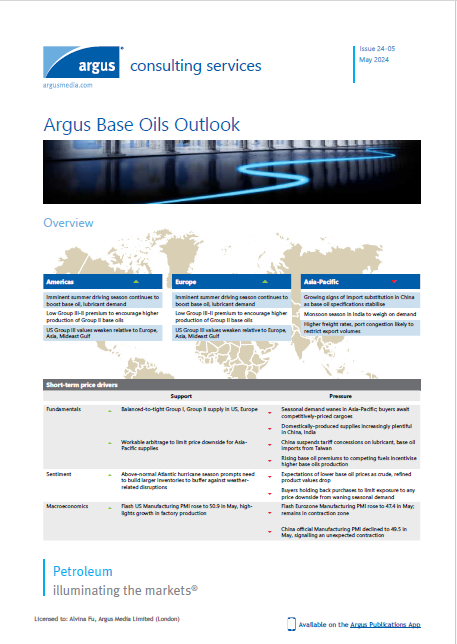 Argus Base Oils Services