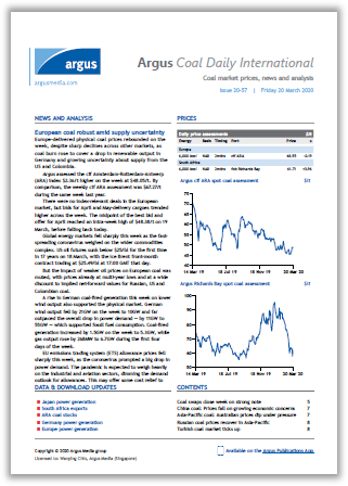 Argus Coal White Paper | Argus Coal Services
